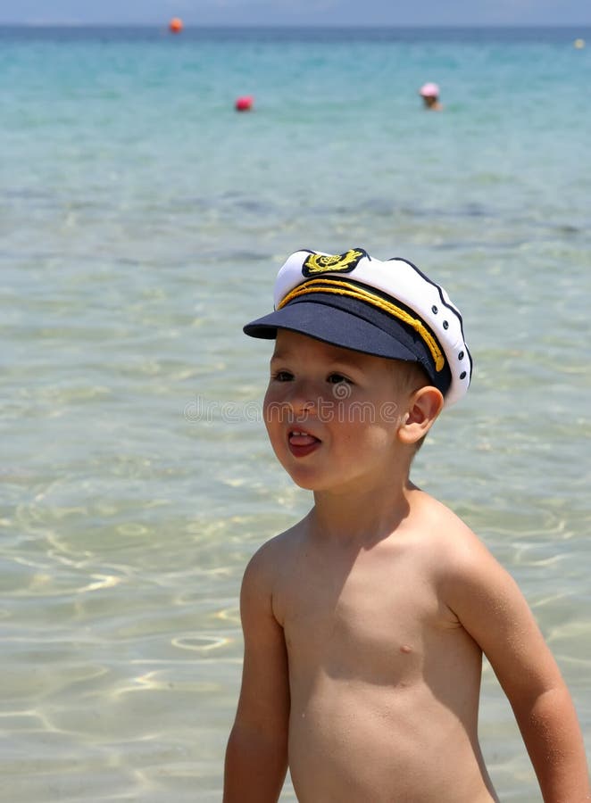Boy Captain stock image. Image of adorable, nice, games - 59682249