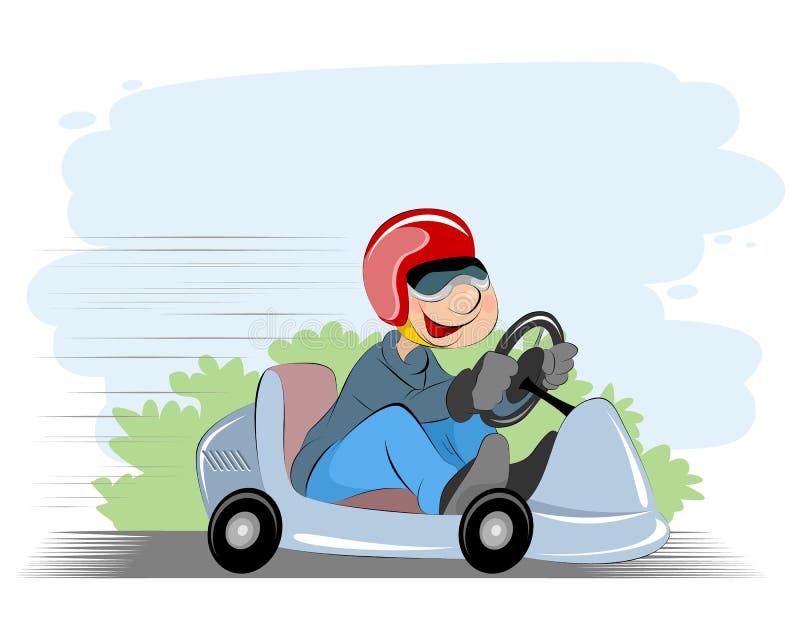 Boy and car stock vector. Illustration of scene, cute - 101441891