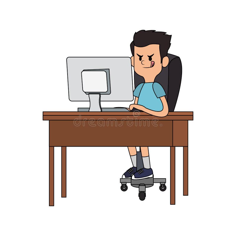 Boy cartoon icon stock vector. Illustration of preschooler - 84391967