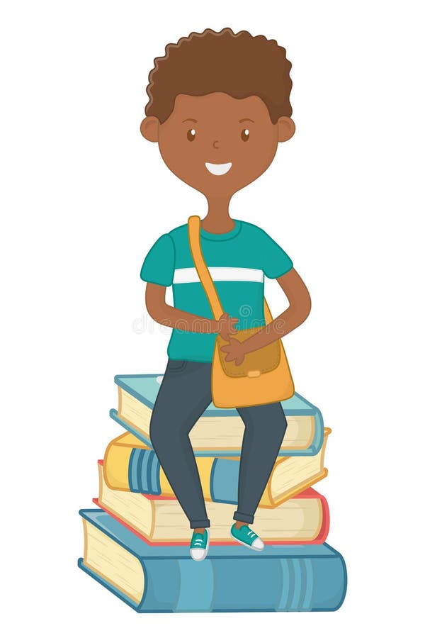 Boy Cartoon of School Design Stock Vector - Illustration of knowledge ...
