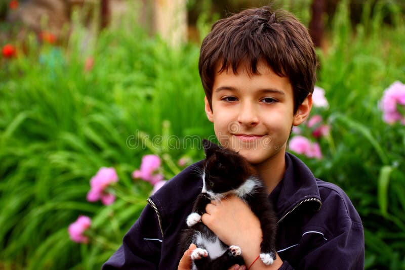 Boy With Cat-mask - Free Photo from StockFreeImages