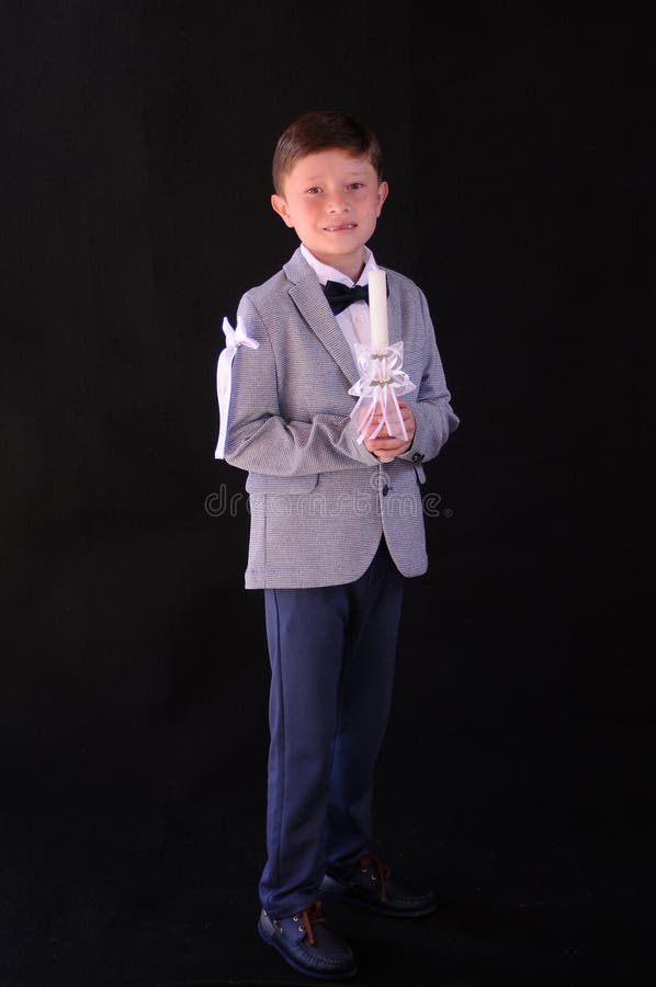 Young Boy His First Holy Communion Stock Photos - Free & Royalty-Free ...