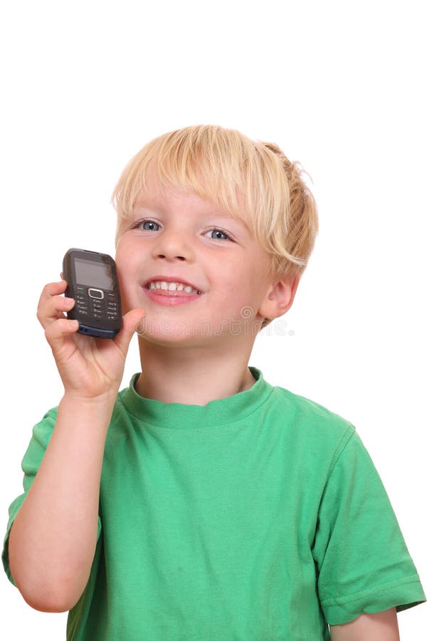 Boy with cell phone stock photo. Image of communication - 21693786