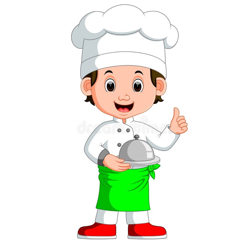 Boy chef cartoon stock vector. Illustration of cartoon - 95712944