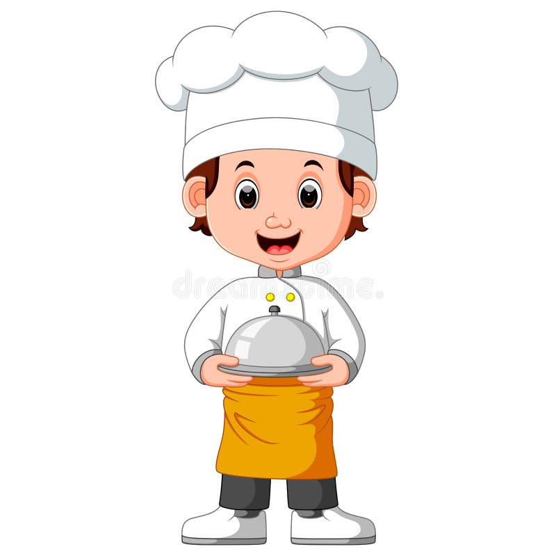 Boy chef cartoon stock vector. Illustration of happy - 95712869