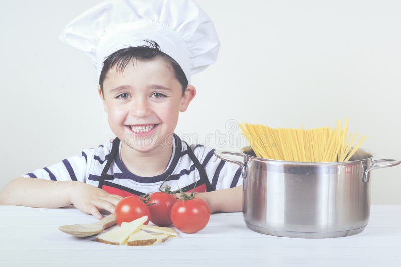 Boy chef stock photo. Image of expression, hospitality - 61184186