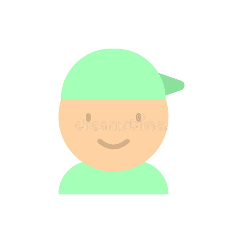 Boy, Child Icon. Simple Color Vector Elements of Kindergarten Icons for ...