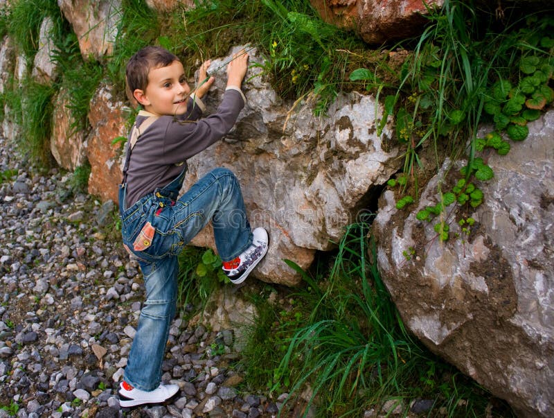 Boy Geology Student stock photo. Image of mountains, history - 10567426