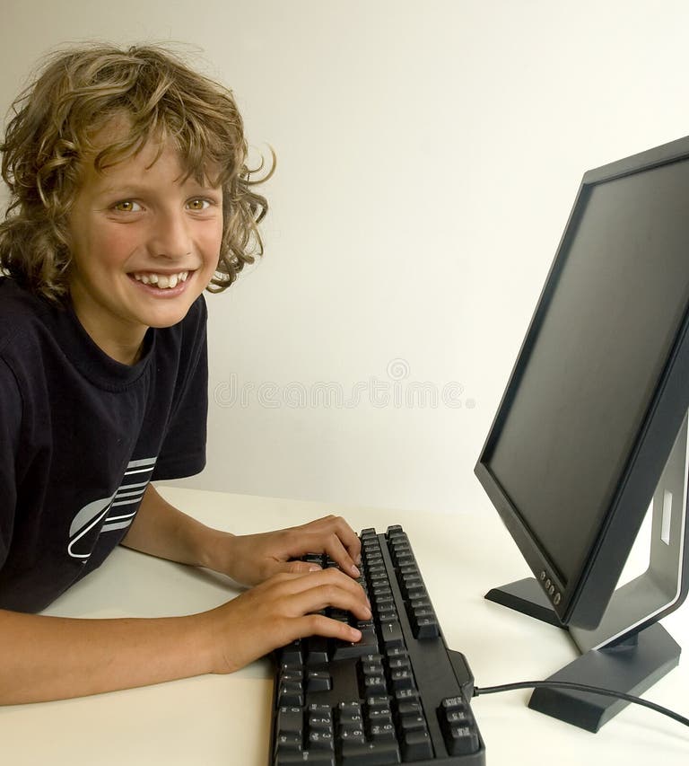 2,120 Teen Boy Computer Screen Stock Photos - Free & Royalty-Free Stock ...