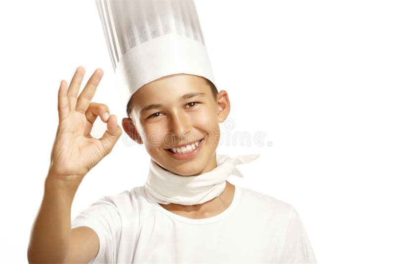 Boy cook stock photo. Image of attractive, couple, female - 25876352