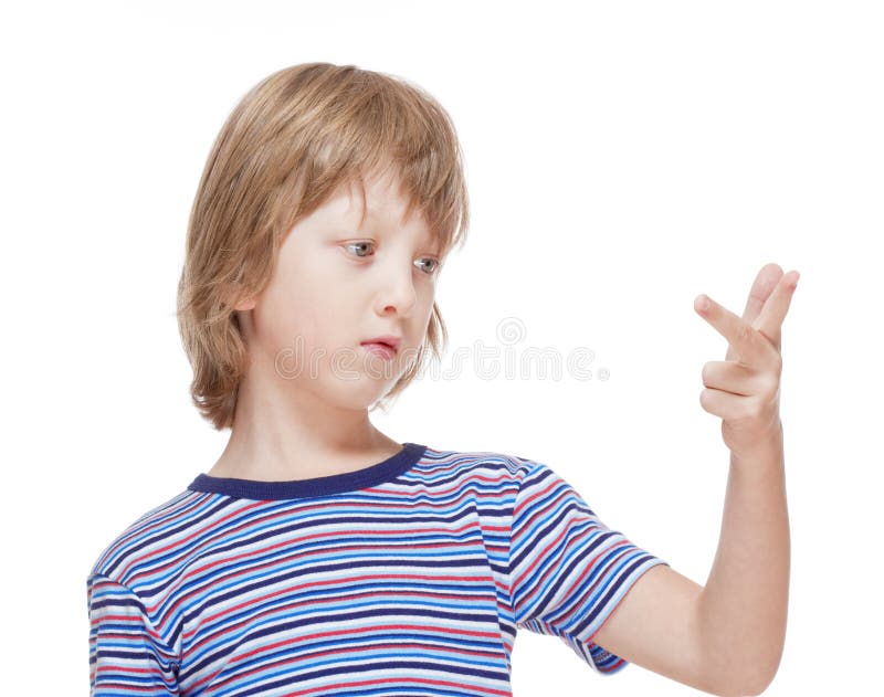 Child counting on fingers stock image. Image of counting - 34336989