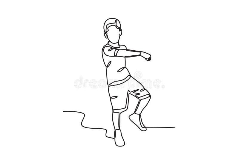 A boy dancing with fun stock vector. Illustration of dance - 302786580