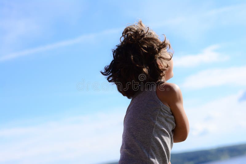 Happy Boy Shaking His Hair Stock Photos - Free & Royalty-Free Stock ...