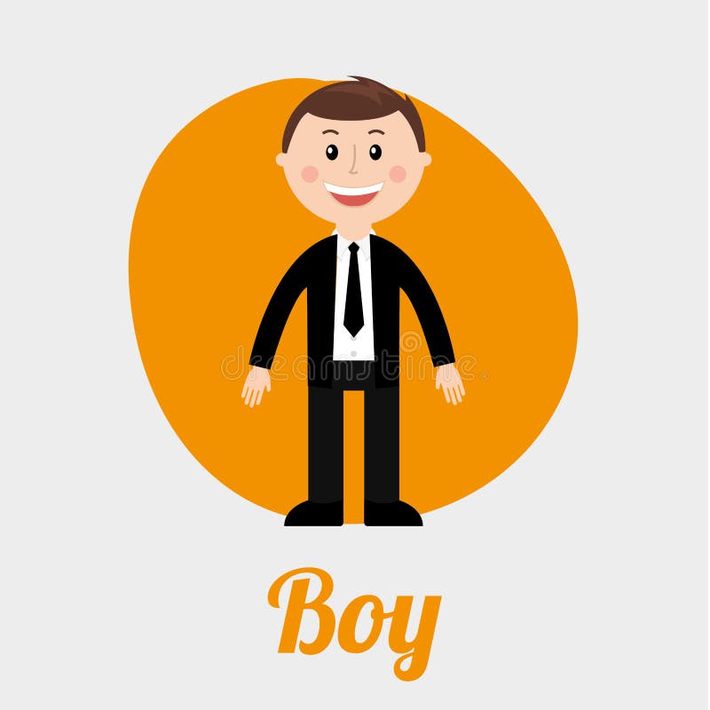 Boy design stock vector. Illustration of character, isolated - 46776300