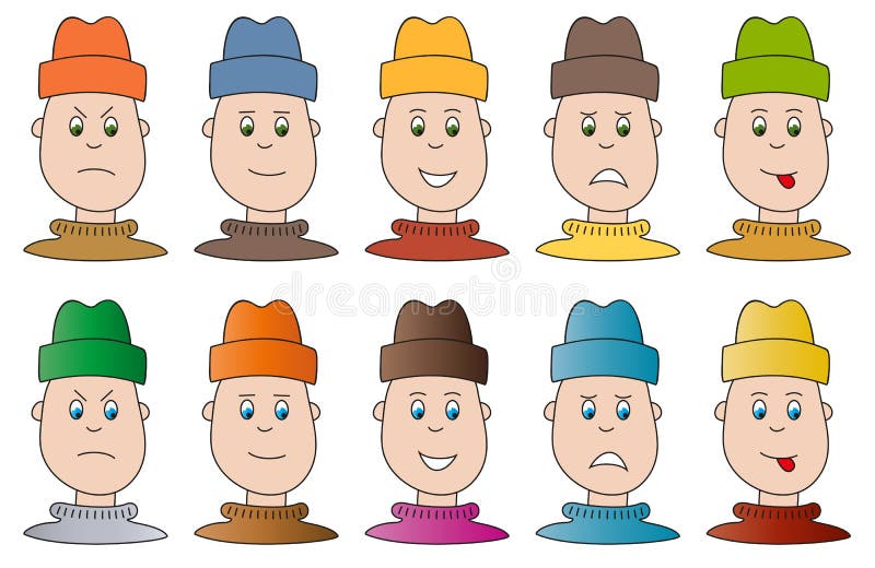 Mood Variation Stock Illustrations – 362 Mood Variation Stock ...