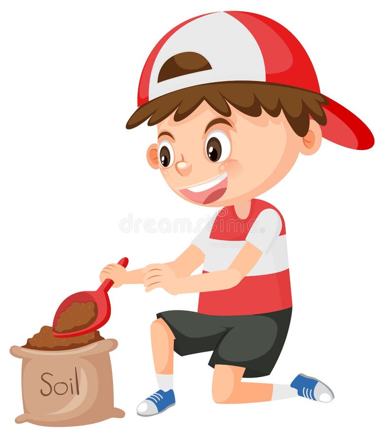 Boy Digging Stock Illustrations – 402 Boy Digging Stock Illustrations ...