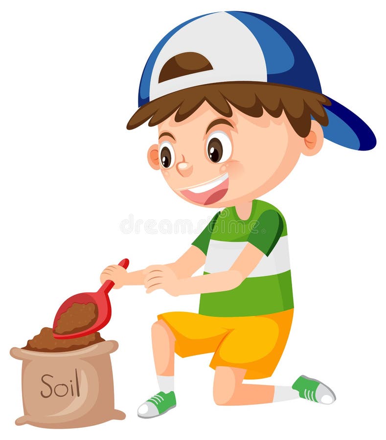Boy Digging Stock Illustrations – 402 Boy Digging Stock Illustrations ...