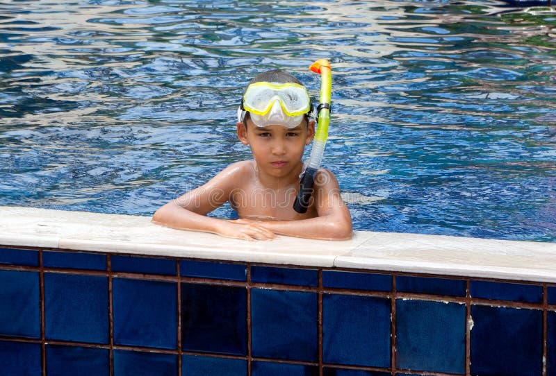 Boy diver stock image. Image of recreation, cheerful - 26390489