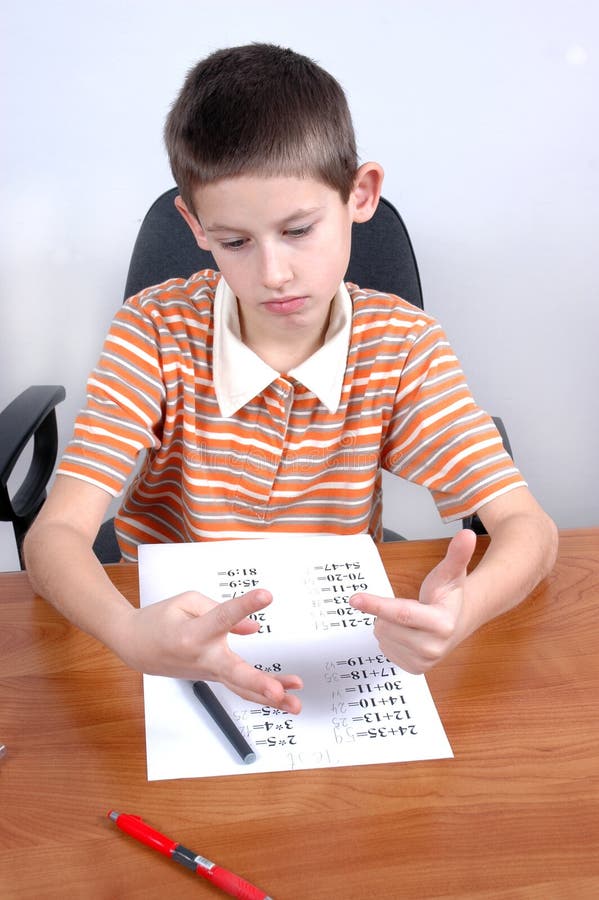 Student with F grade stock photo. Image of grade, study - 11588720