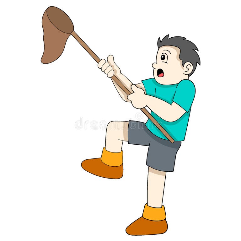 Catching Insects Stock Illustrations – 985 Catching Insects Stock ...