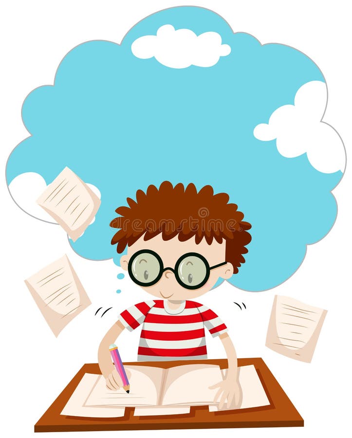 Doing Homework Stock Illustrations – 2,372 Doing Homework Stock ...