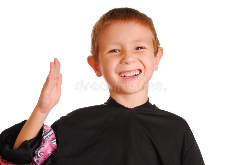 Boy practicing karate kick stock image. Image of background - 817951