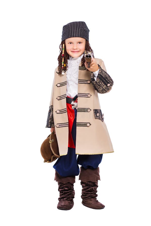 Medieval Pirate Winking while Vampire Woman Stock Image - Image of ...