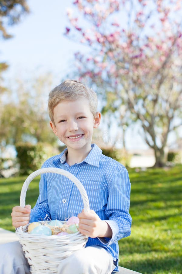 Boy at easter time stock image. Image of funny, colorful - 50675473