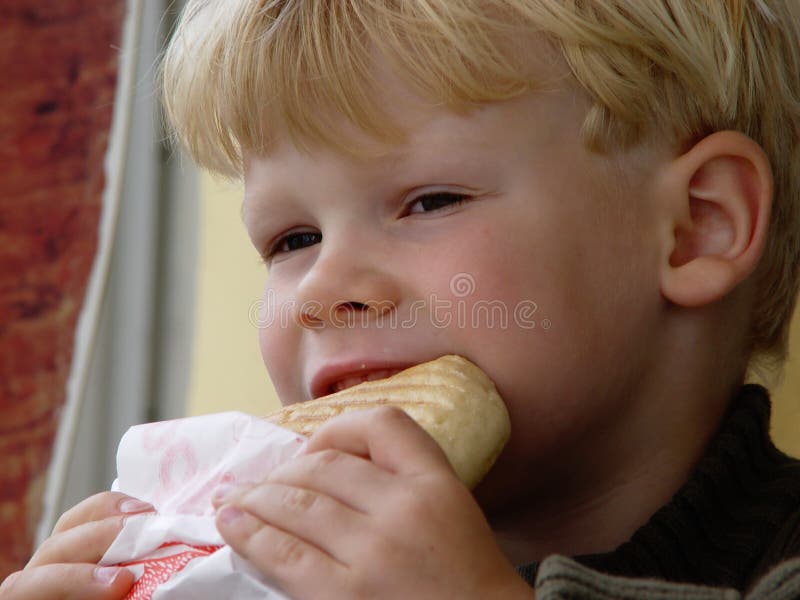 Boy eating stock image. Image of portraits, expression, closeup - 12095