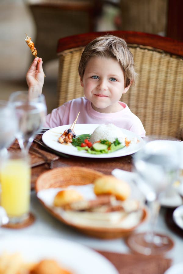 Boy eating stock photo. Image of people, cute, healthy - 18748906