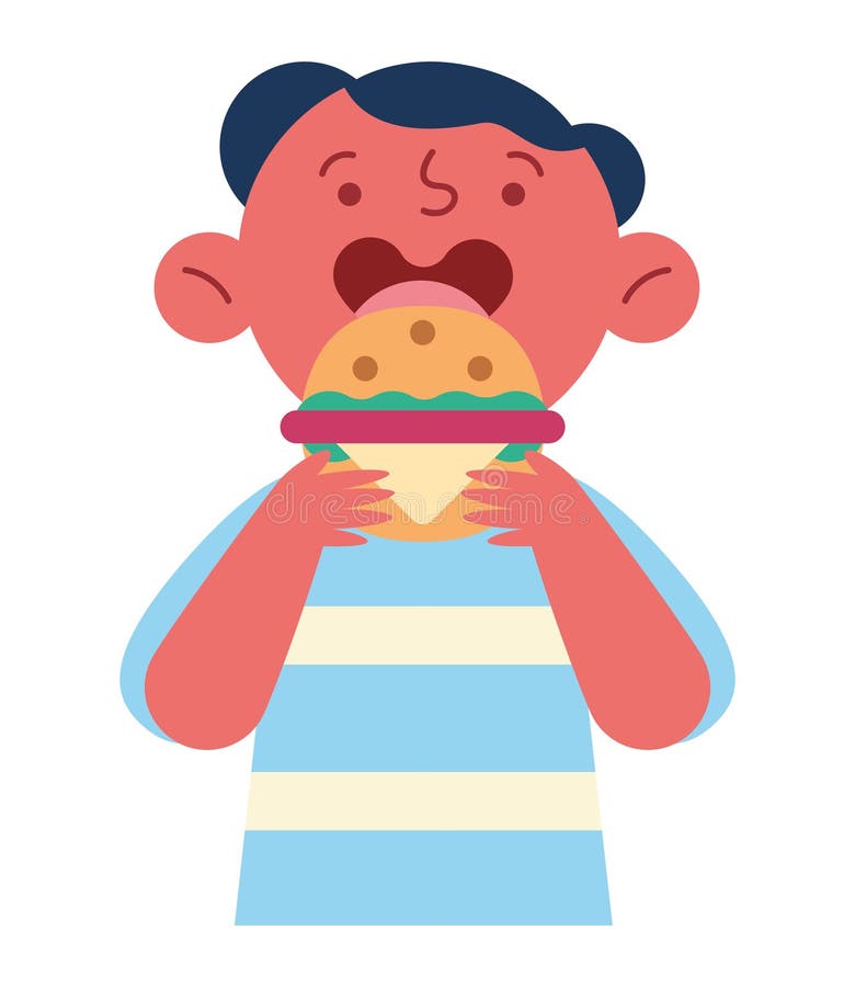 Boy Eat Meat Cartoon Stock Illustrations – 554 Boy Eat Meat Cartoon ...