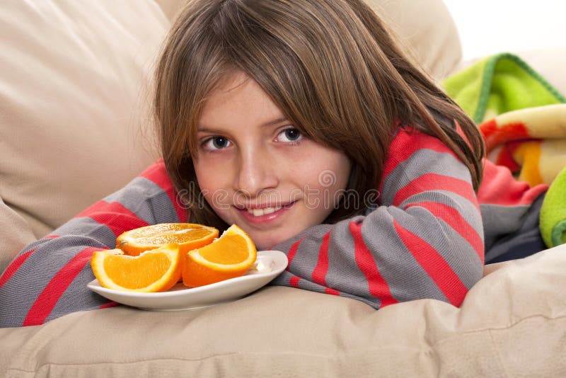 Boy eating fresh oranges stock image. Image of food, human - 38922173