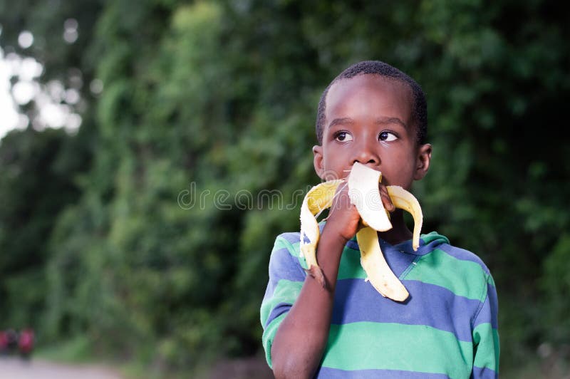 Boy eating a fruit. stock photo. Image of fruit, greenery - 85767668
