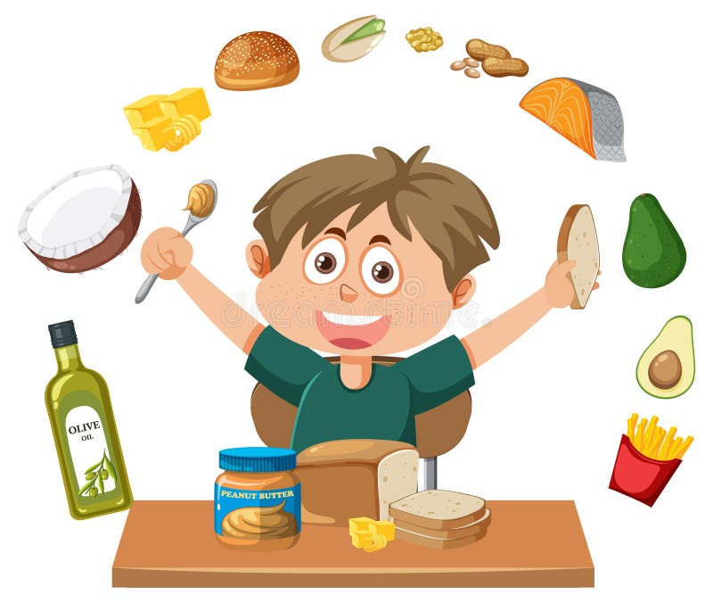 Boy Eating Breakfast Clipart Stock Illustrations – 179 Boy Eating ...