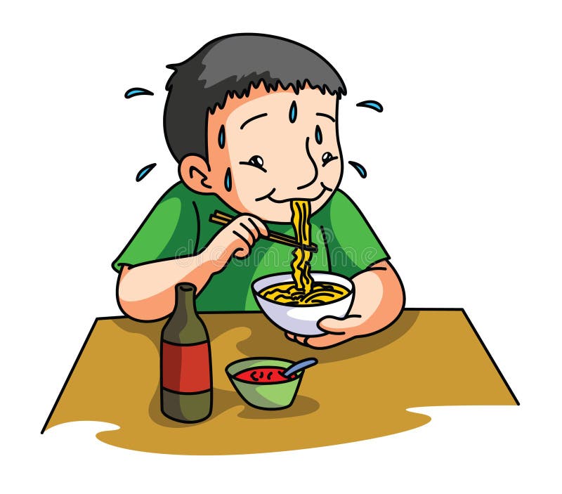 Eat Spicy Food Kid Stock Illustrations – 55 Eat Spicy Food Kid Stock ...