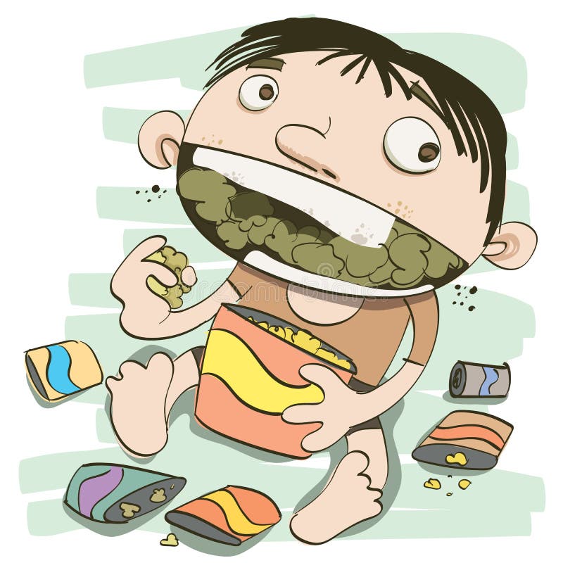 Too Much Food Clipart