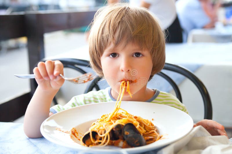 Kid Eating Spaghetti Meme
