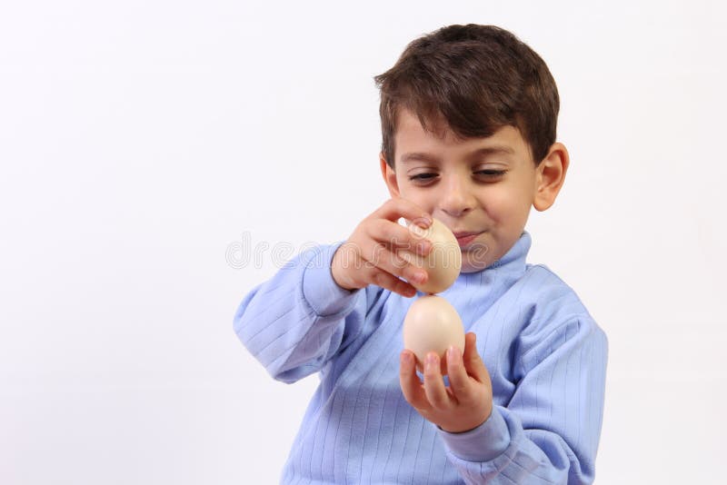 Boy and egg stock photo. Image of chiken, child, eating - 35110340