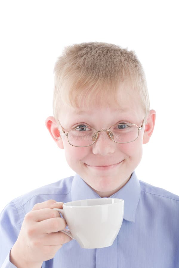 Boy Enjoying A Nice Warm Cup Of Coffee - Free Photo from StockFreeImages