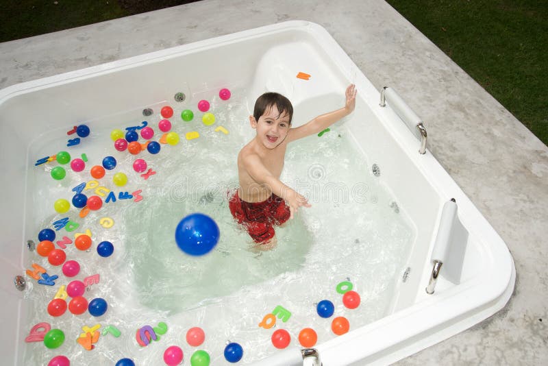 Boy enjoying the summer stock image. Image of exciting - 19222777