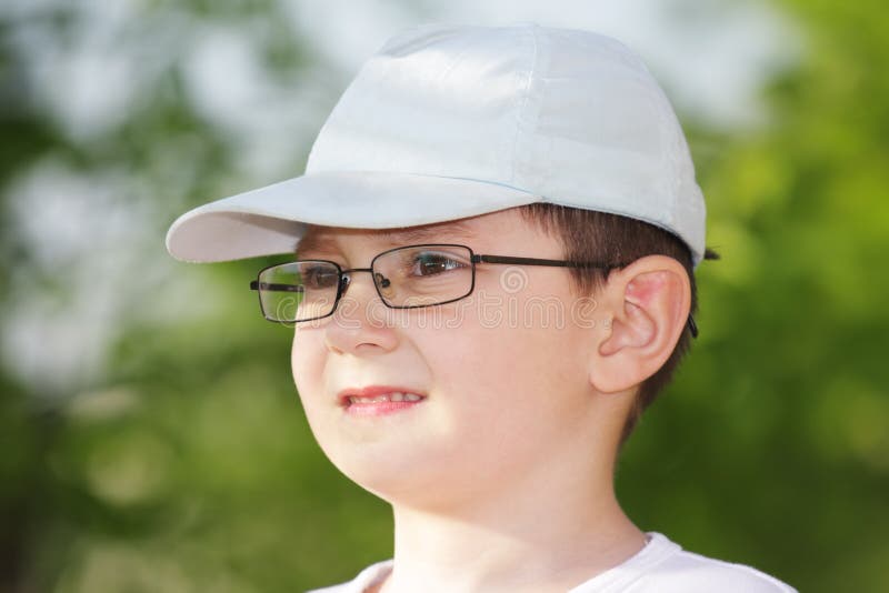 Boy Eyeglasses Looking Sideways Stock Photos - Free & Royalty-Free ...