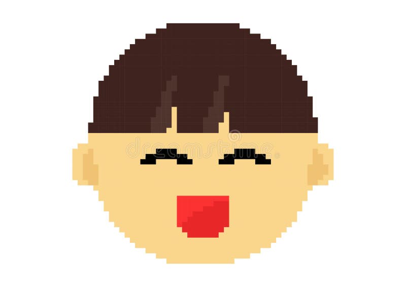 Boy Face Pixel Art Stock Illustrations – 250 Boy Face Pixel Art Stock ...
