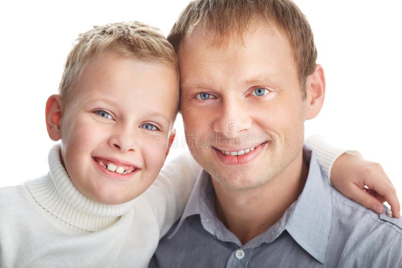 Boy with father stock image. Image of masculine, group - 25443477