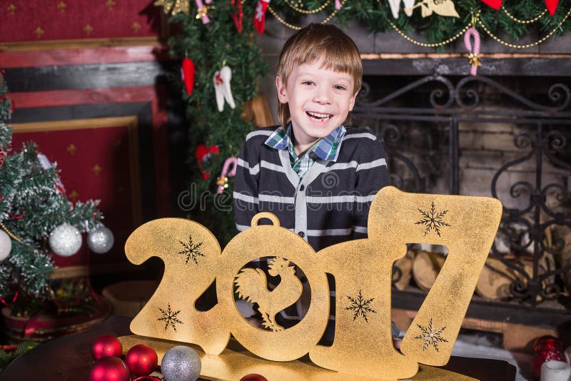 Boy and figures 2017 stock photo. Image of cheerful, party - 81151578