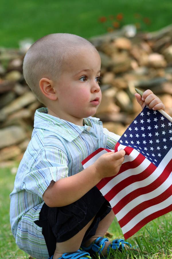 Child with Flag stock photo. Image of holiday, independence - 5474330