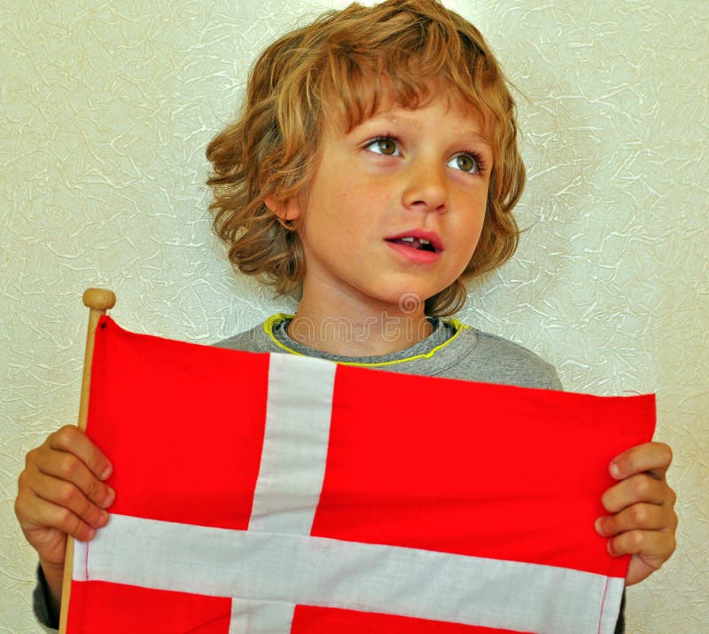 Boy with a flag stock image. Image of caucasian, nice - 44698695