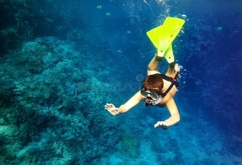 Boy floats under water stock photo. Image of underwater - 7608498