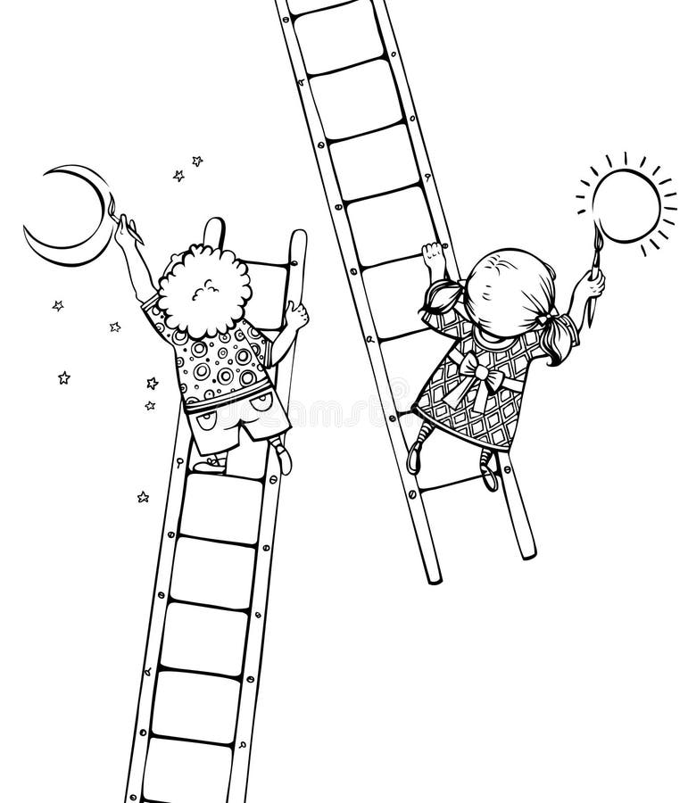 Kid Drawing Sun Stars Stock Illustrations – 742 Kid Drawing Sun Stars ...