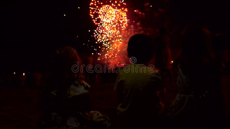 Cute Little Children Ride in Car and Look Around with Interest Stock ...