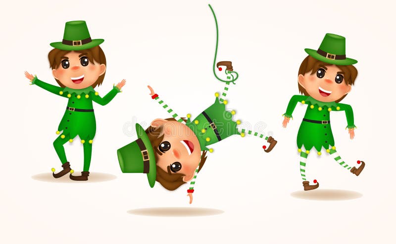 The Boy Greeting Happy St. Patrick S Day Character To Event of Vector ...